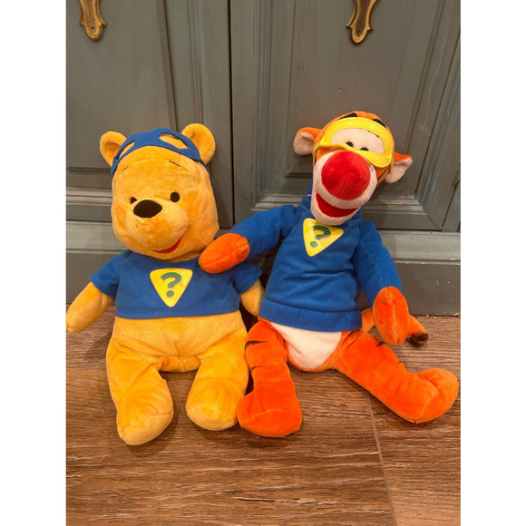 Disney | Toys | Disney Winnie The Pooh And Tigger Super Sleuth Plush ...
